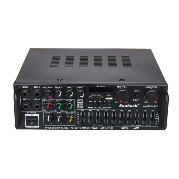 Stereo Amplifier Bluetooth Version Wireless 2 Channel Hifi Stereo Home ...