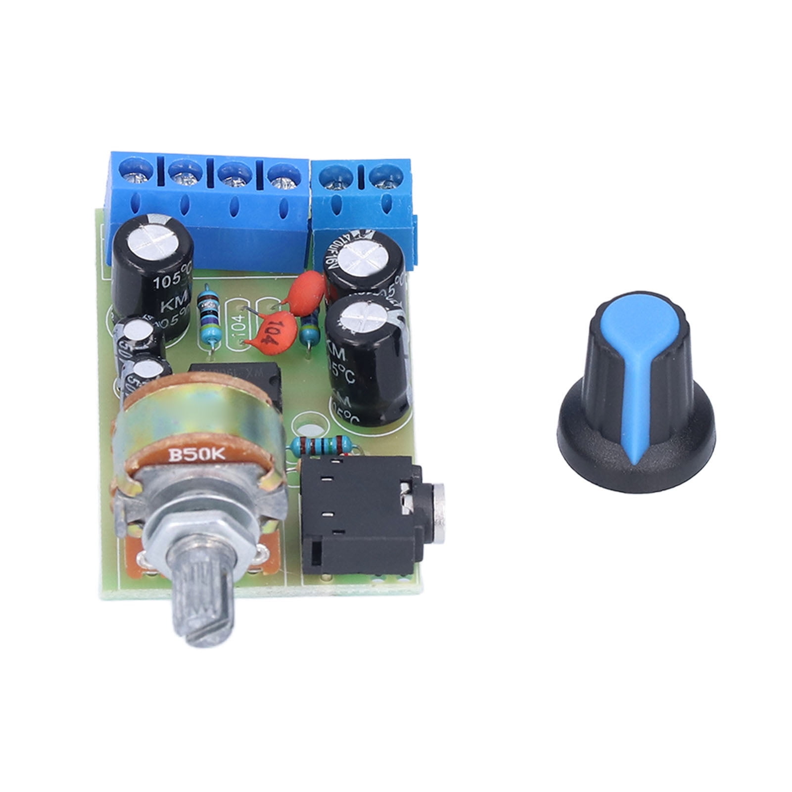Stereo Audio Amplifier Board, 2 Channels, DC Power Amplification Module ...