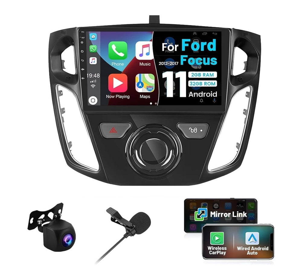 Stereo Ford Focus 2012-2017 Android Carplay GPS 2+32G - Walmart ...