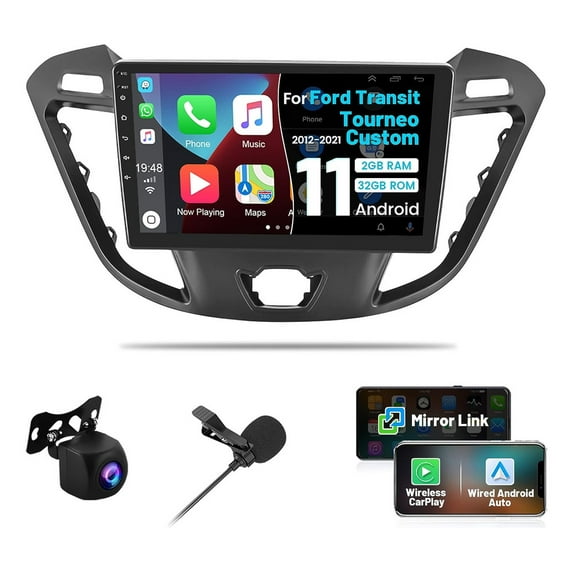 Stereo Ford Transit Tourneo Custom 2012-2021 Android 2G+32G - Walmart.com