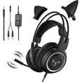 Stereo Gaming Headset with Mic for , PS5, One, PC, Mobile Phone, 3.5MM ...