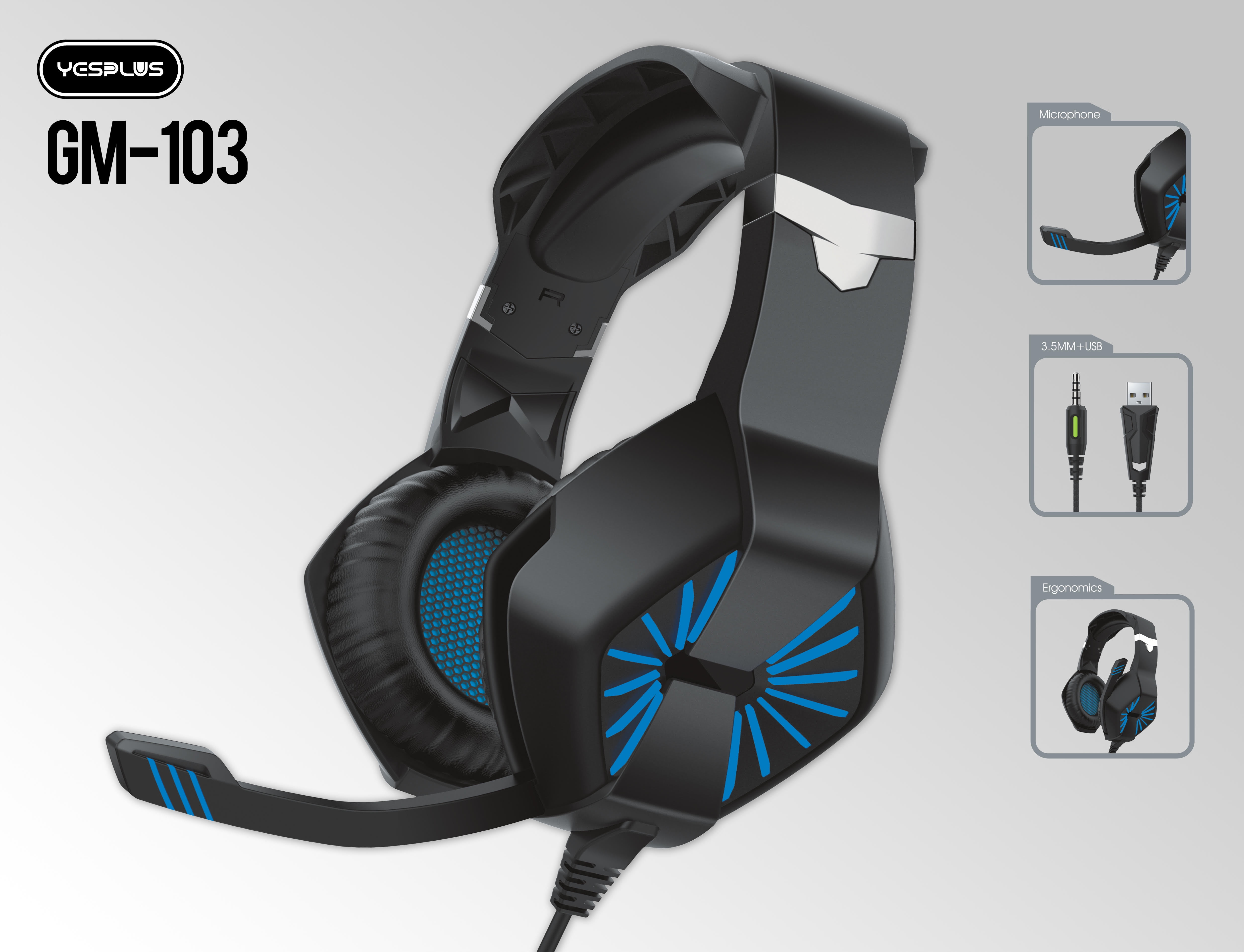 Stereo Gaming Headset for PS4, PC, Xbox One Controller, Noise ...