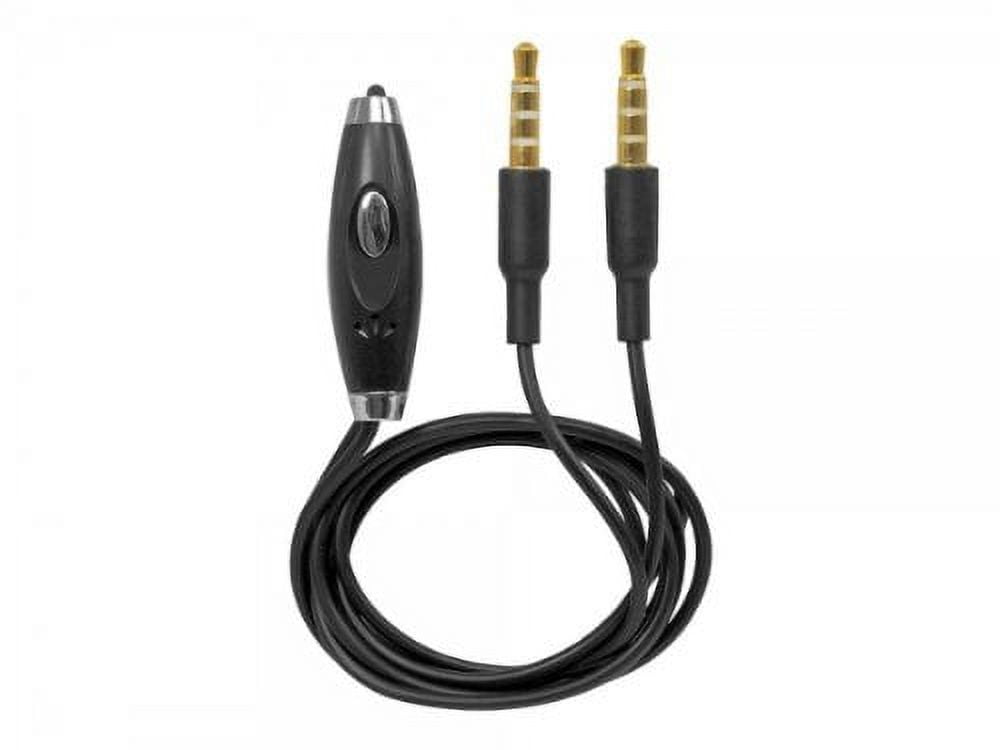 Stereo Handsfree 3.5mm AUX Cable with Microphone and Phone answer ...