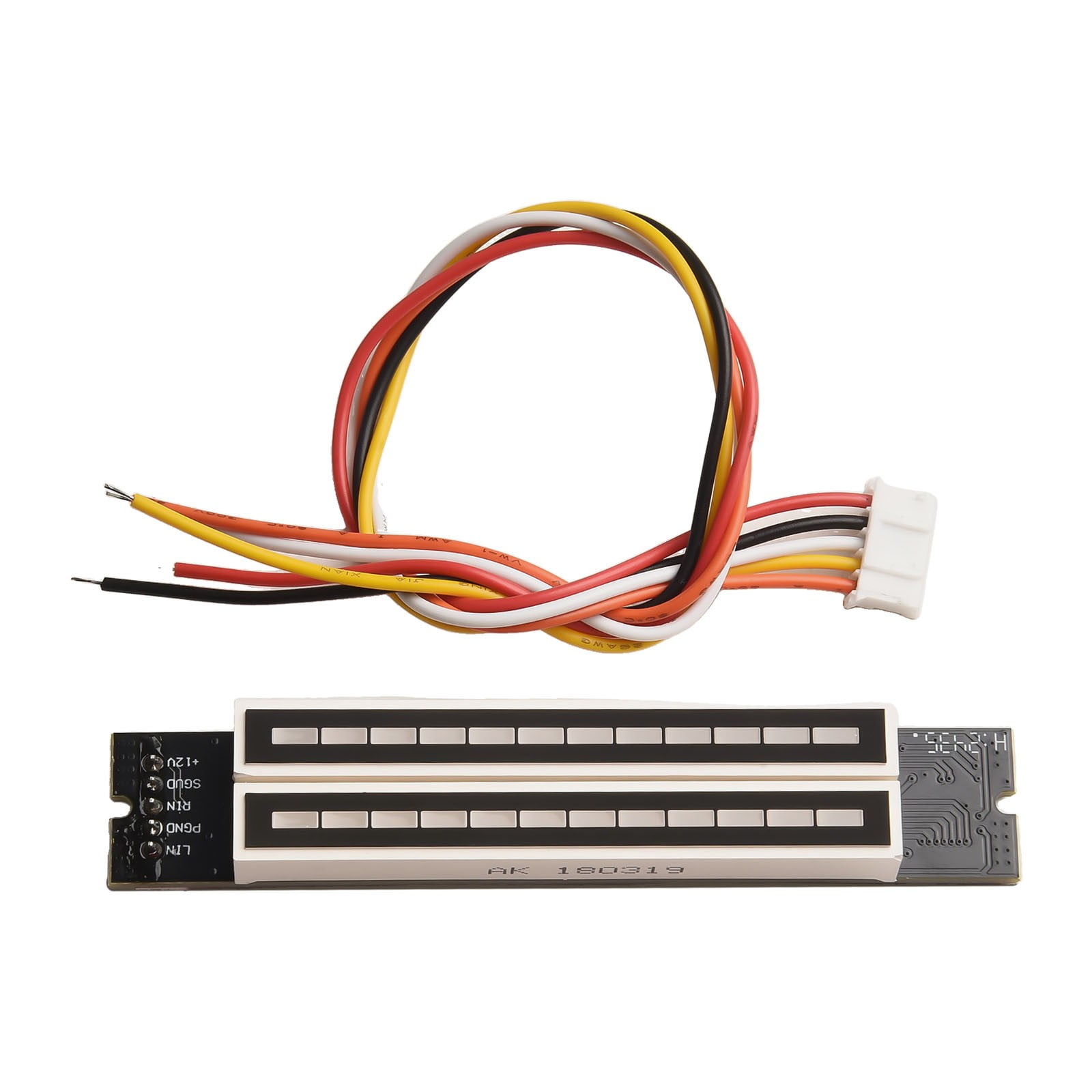 Stereo Music Spectrum LED Light Audio Level Indicator VU Meter 12V 24V ...