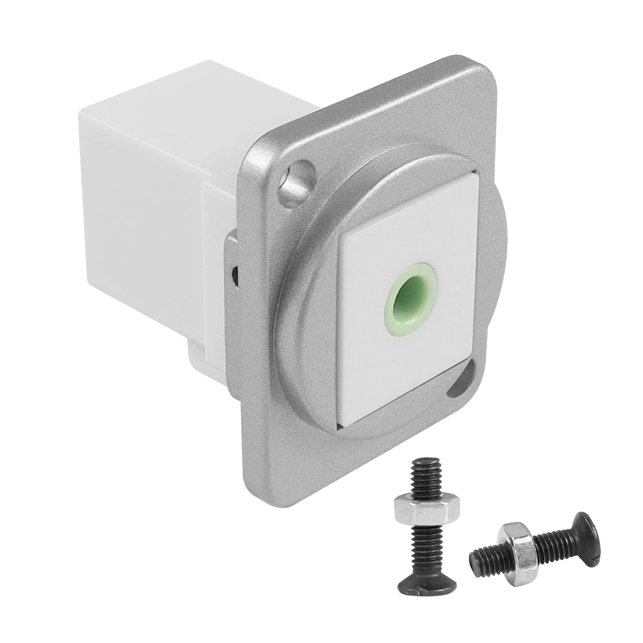 Stereo Panel Coupler 3.5mm Female to Female Connector for Audio Devices ...