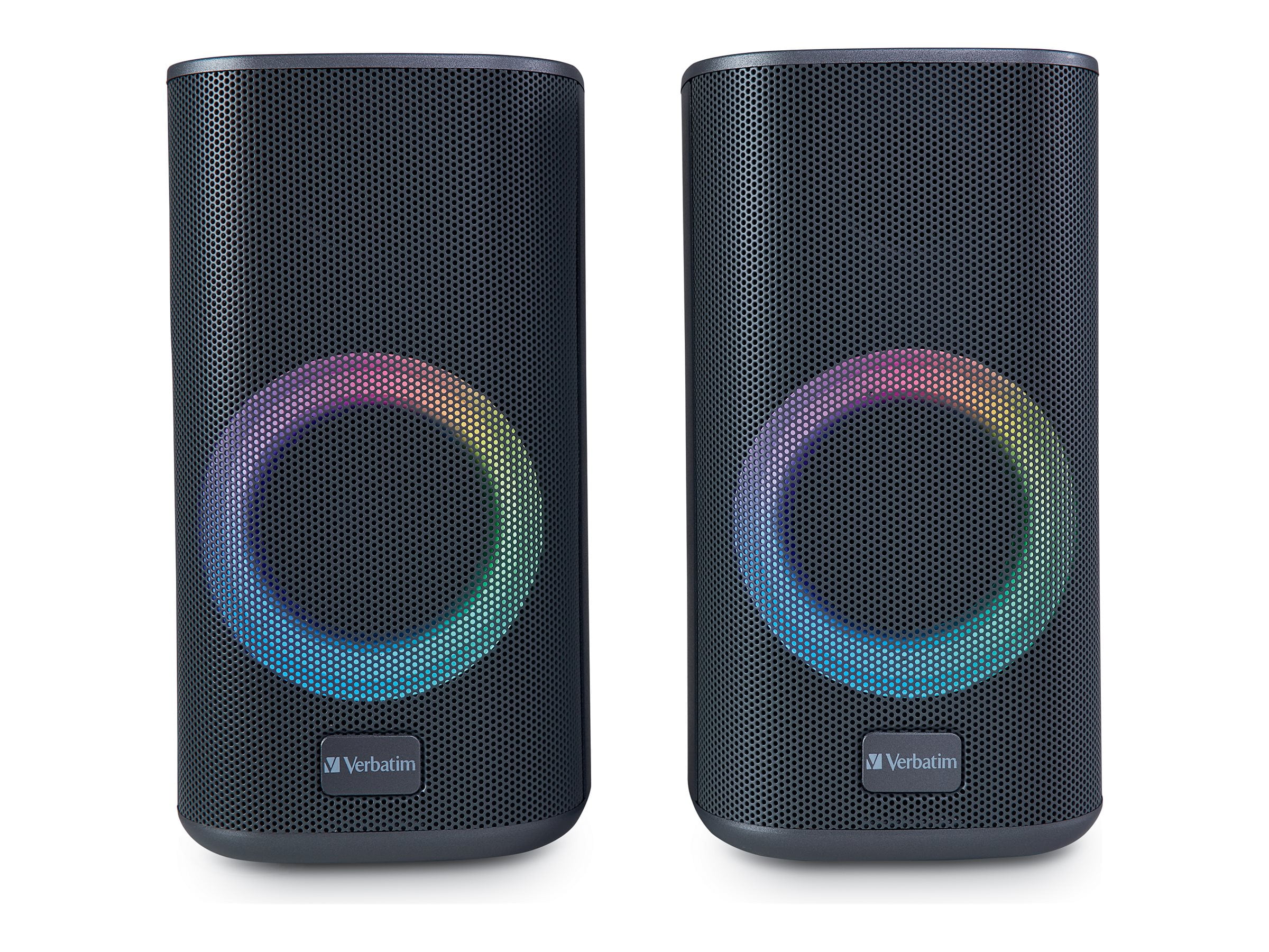 Stereo RGB Desktop Gaming Speakers, Graphite - Walmart.com