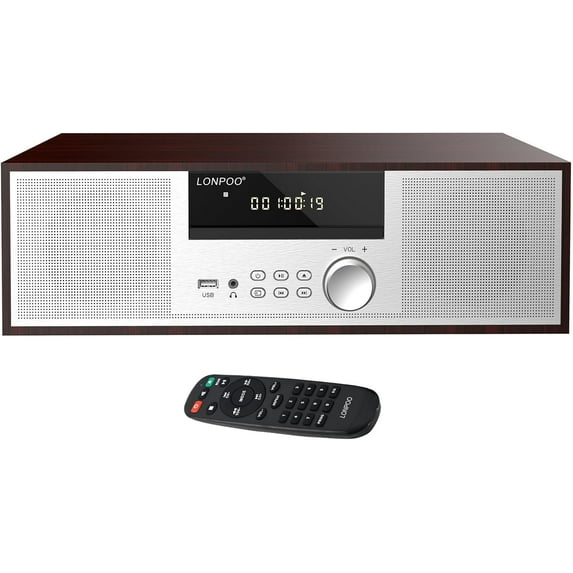 Stereo Shelf System for Home, Vintage CD Player 40W RMS Micro Mini ...