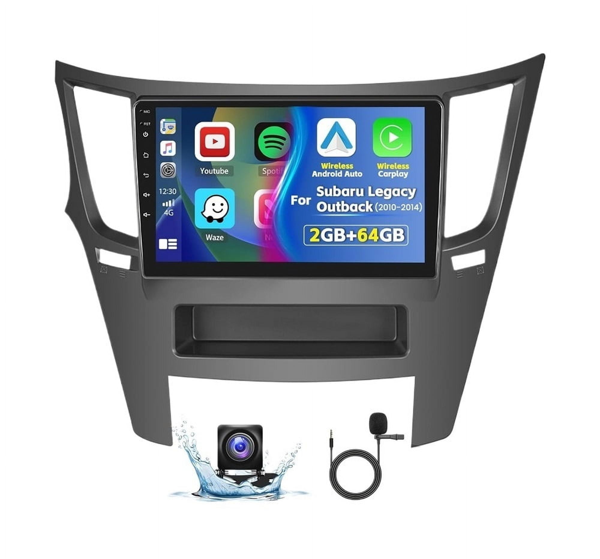Stereo Subaru Legacy 2010-2014 Android Carplay Gps 2+32G - Walmart.com