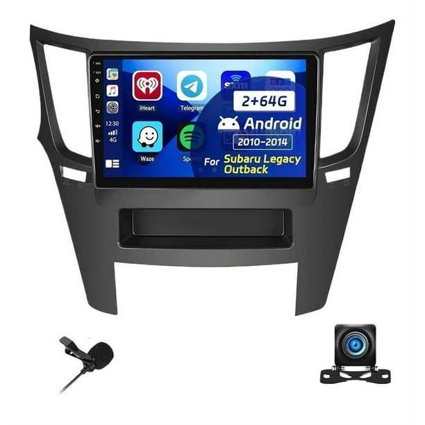 Stereo Subaru Outback Legacy 2010-2014 Android Carplay GPS - Walmart ...