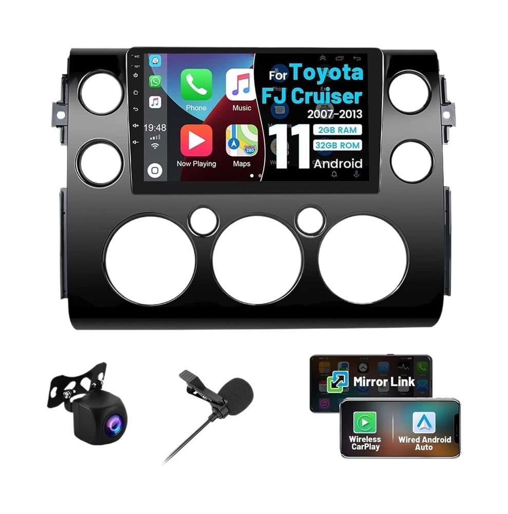 Torovo Car Radio Stereo Toyota FJ Cruiser 2007-2013 Android Carplay GPS ...