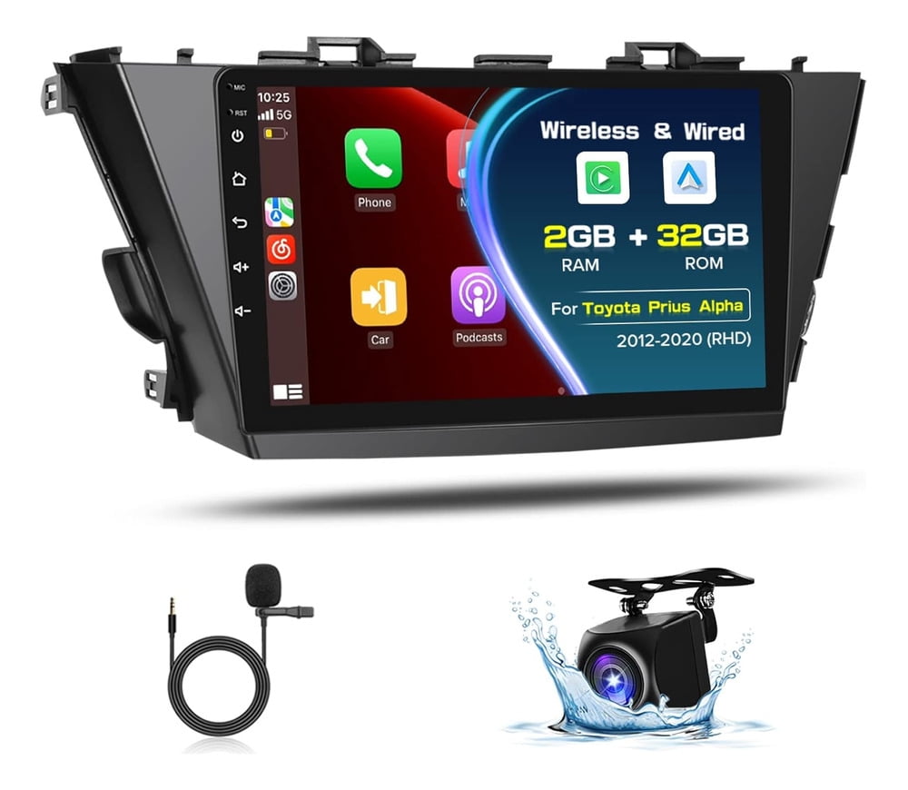 Stereo Toyota Prius Alpha 2012-2020 Android Carplay 2+32g - Walmart.com