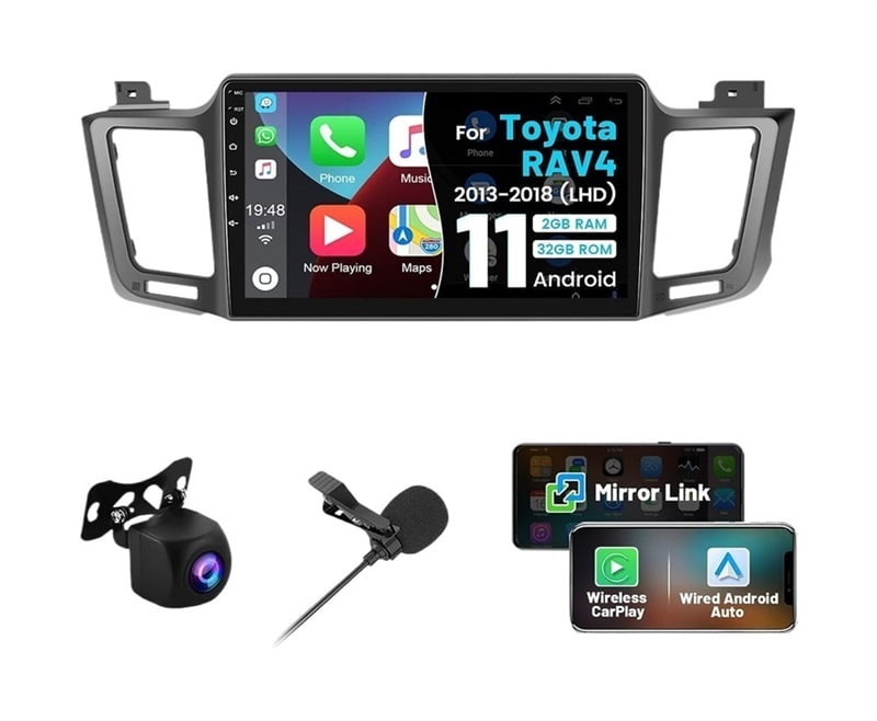 Stereo Toyota RAV4 2013-2018 Android Carplay GPS 2+32G - Walmart.com