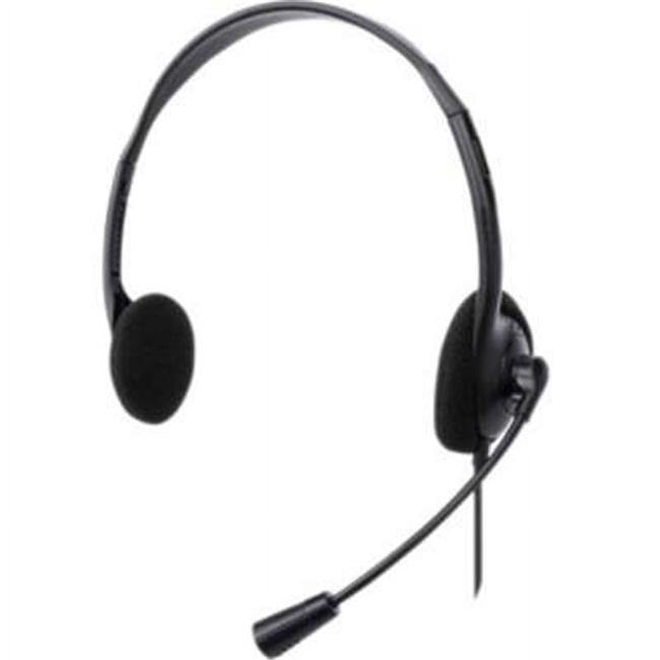Stereo USB Headset, Black - Walmart.com