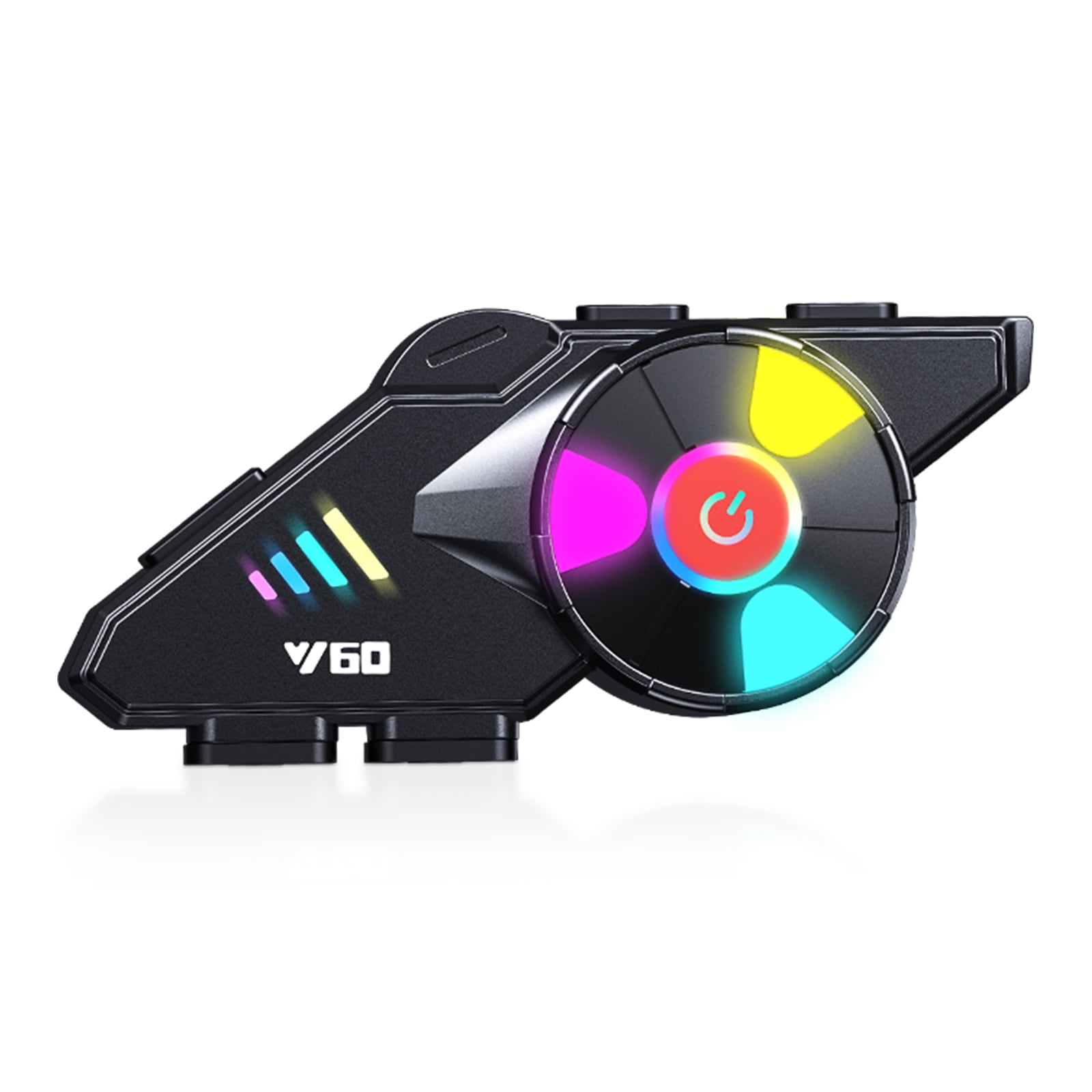 Stereo Y60 Motorcycle BT5.3 Intercom Headset Wireless FM Radio Noise ...