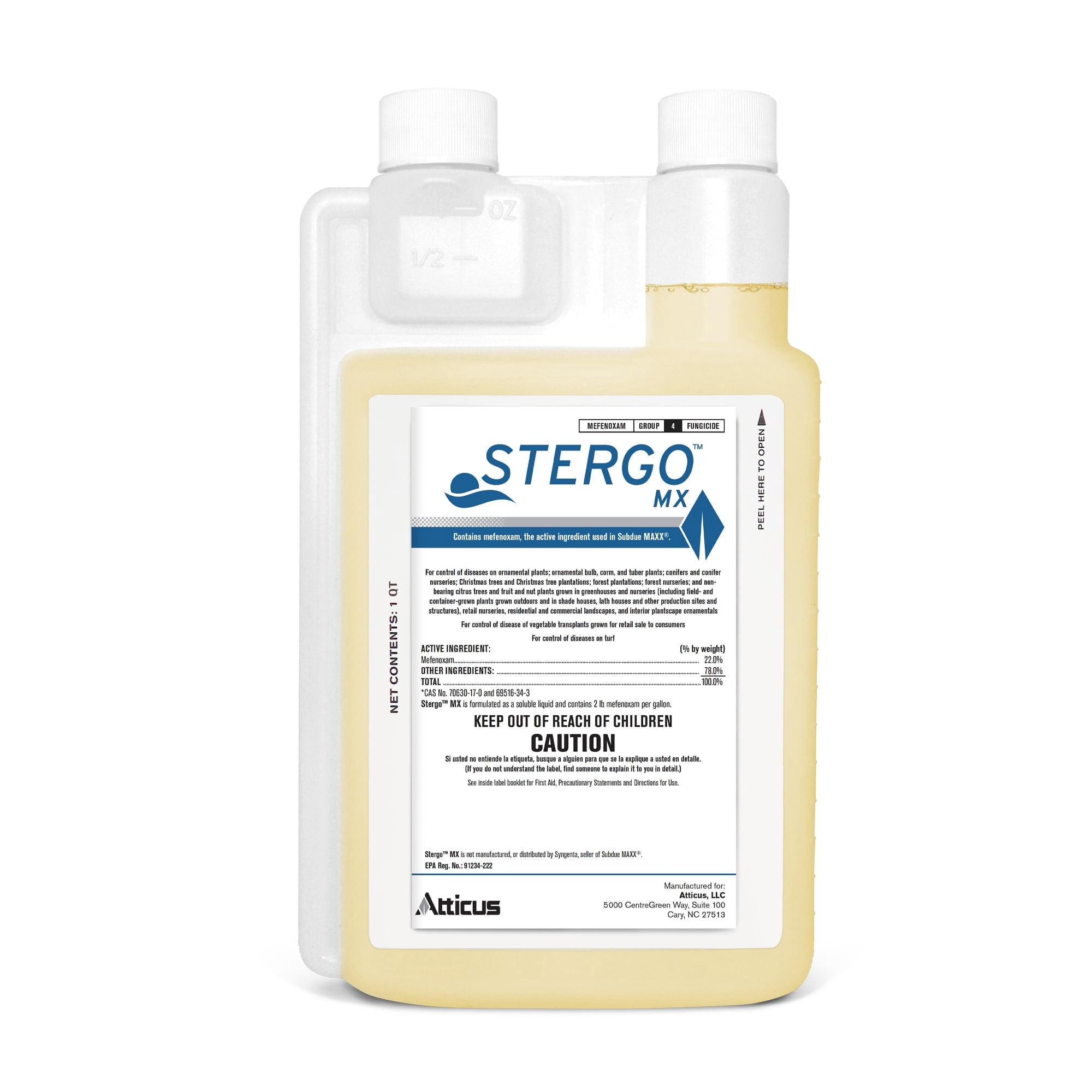Stergo MX Mefenoxam Fungicide (32 Ounce) - Fungus Control for Lawns ...