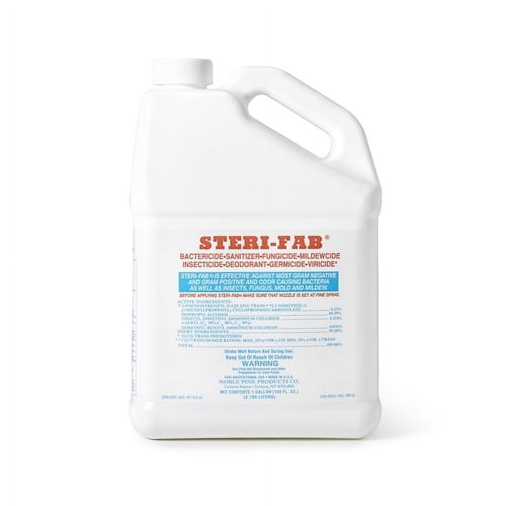 Steri-Fab Sanitizer Disinfectant Insecticide - 128 fl oz Jug by Nisus ...