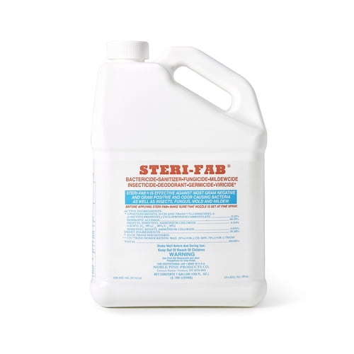 Steri-Fab Sanitizer Disinfectant Insecticide - 128 fl oz Jug by Nisus ...