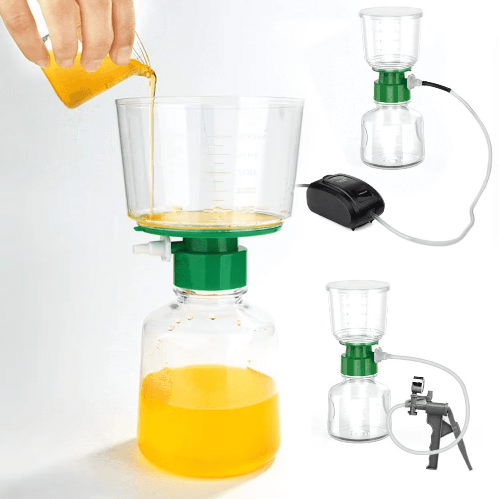 Sterile Bottle Top Vacuum Filtration with 0.22 PES Membrane for Lab ...