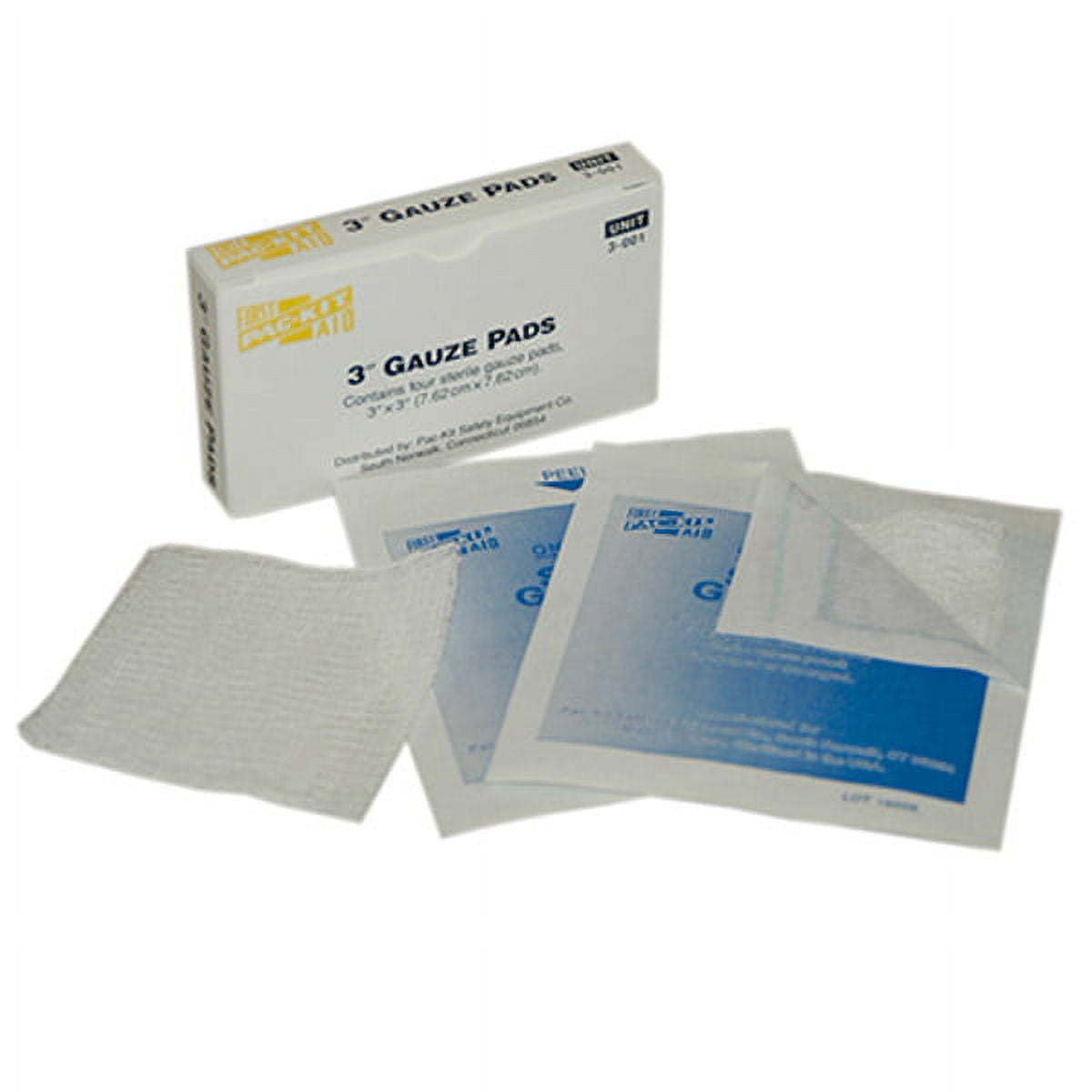 Sterile Gauze Pads (Unitized Refill), 3" x 3", 4/Box (26 Boxes ...