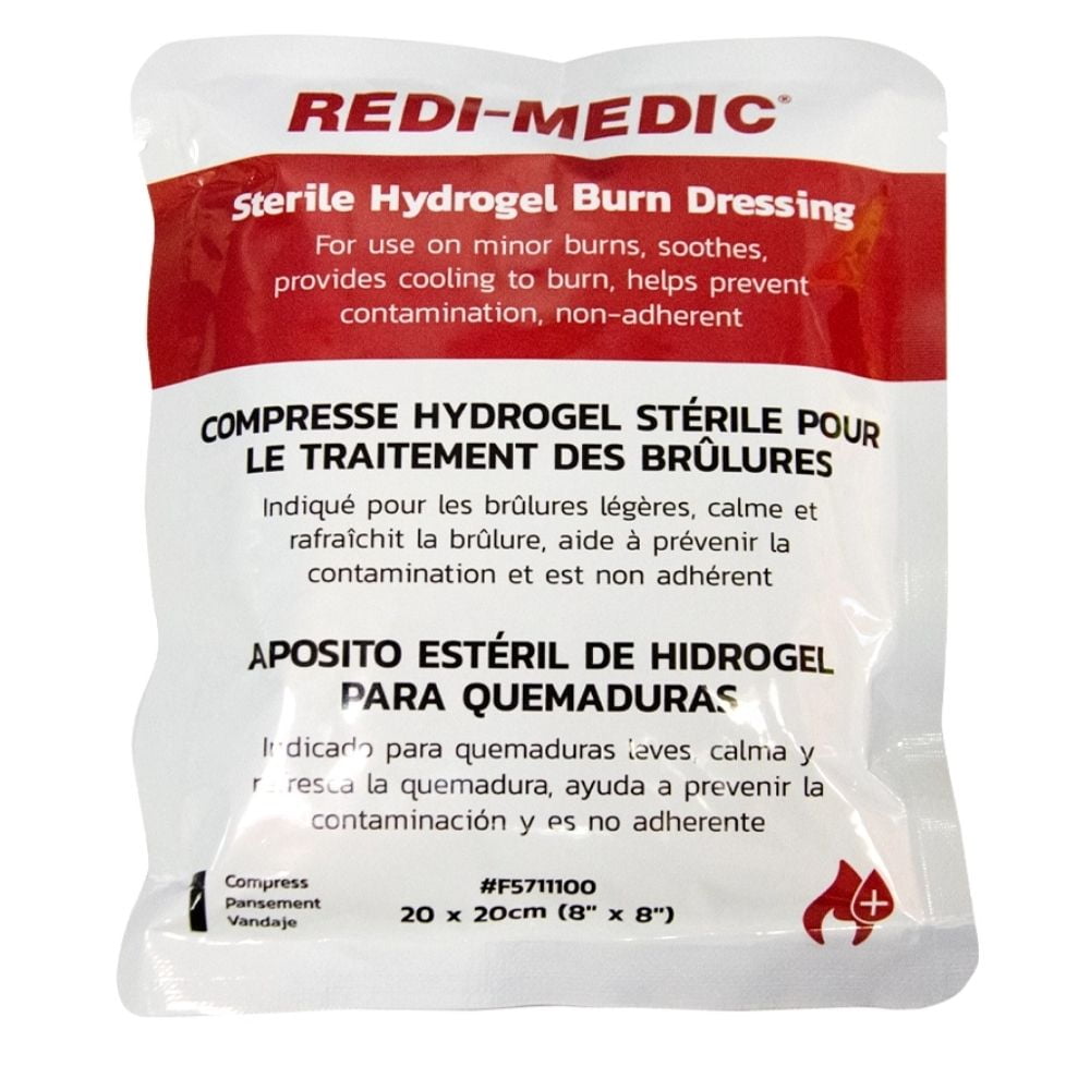 Redi-Medic HydroGel Burn Dressing for Healing Sunburn, Scalds Pain ...