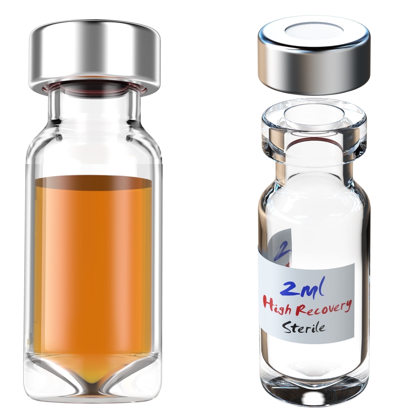 Sterile Micro-insert Vial Glass Insert Conical Bottom Shell Vials with ...