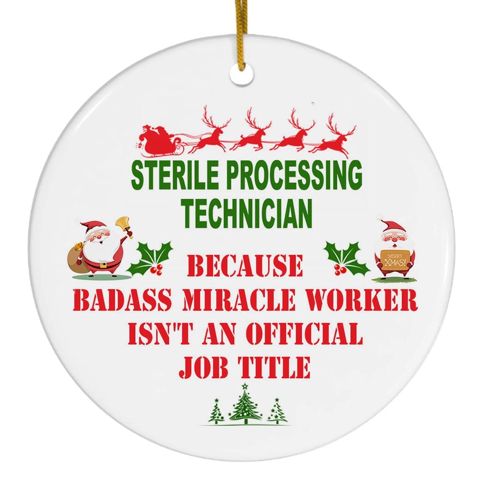 Sterile Processing Technician Christmas Ornaments 2025, Christmas Tree ...