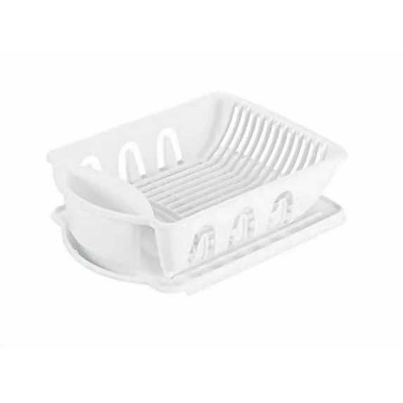 Sterilite 06218006 Sink Dish Rack Drainer, White - Walmart.com
