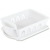 Sterilite 06418006 Large Dish Drain Rack - Kitchen Plastic Drainer Sink ...