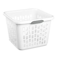 Mainstays Flexible Plastic Laundry Basket, Arctic White, 6 Pack ...
