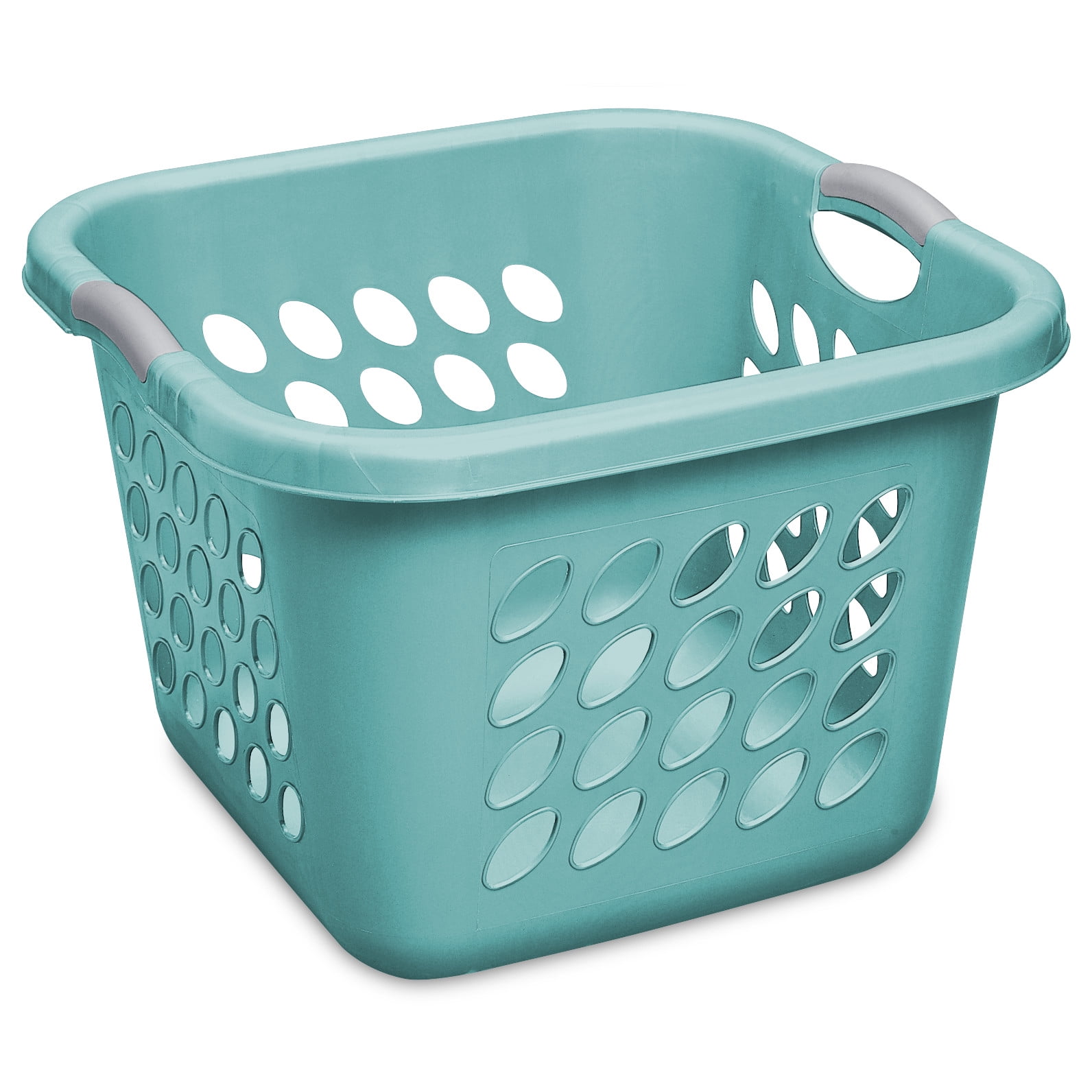 Sterilite 1.5 Bushel Ultra™ Stackable Square Laundry Basket, Teal ...