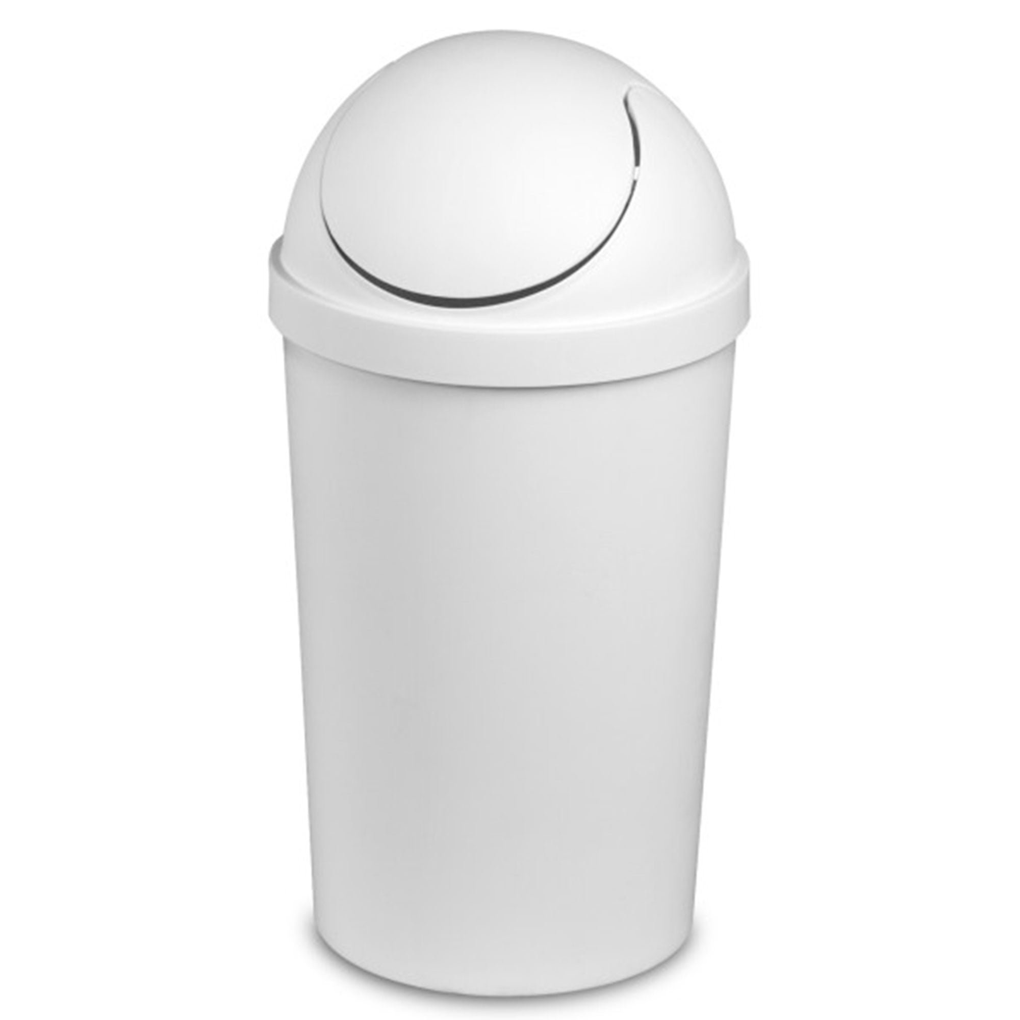 Sterilite Small Kitchen Trash Bin with Swing Lid, 3-Gallon Plastic ...