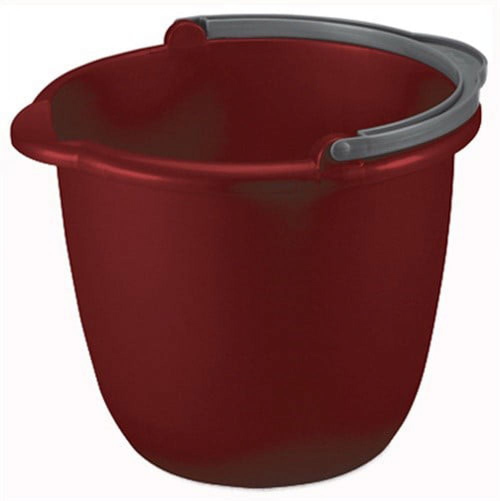 Sterilite 11225812 14 Quart Red Spout Pail - Walmart.com
