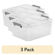 Sterilite 16 Qt. Storage Container Easy Carry Latch, Stacker Box ...