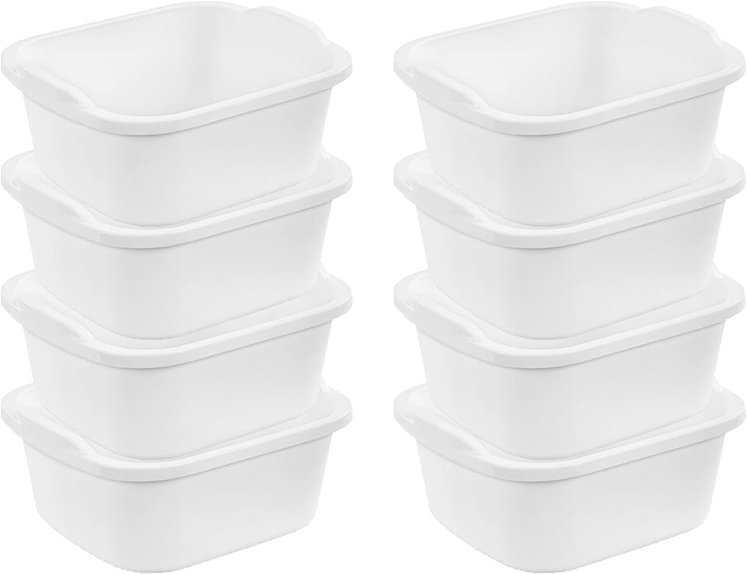 Sterilite 12 Quart Durable Heavy Duty Reinforced Plastic Kitchen ...