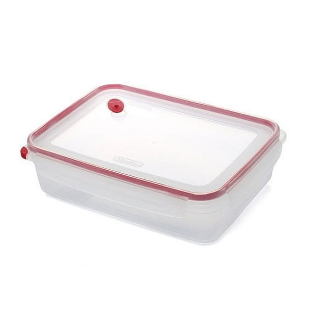 Sterilite 16 Cup Rectangle, Rocket Red - Walmart Business Supplies
