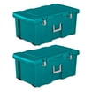 Sterilite 50-Gallon Stacker Tote, Durable Plastic, Secure Latching Lid ...