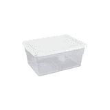 "Sterilite 16 Quart Clear Plastic Storage Tote, Stackable Containers ...