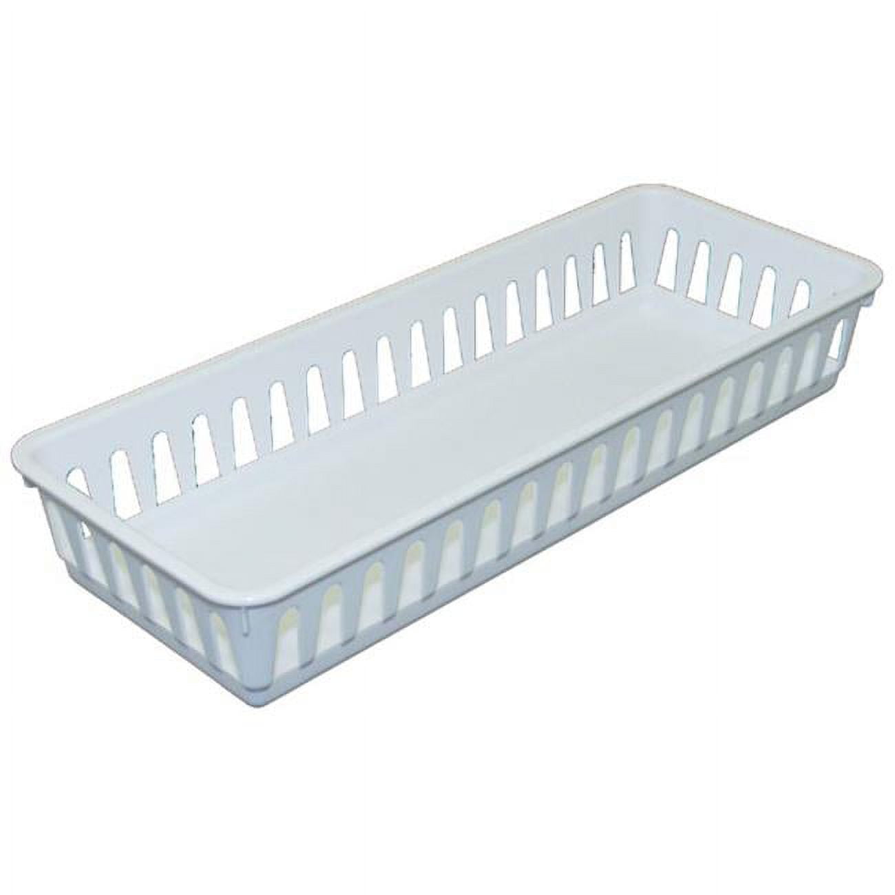 Sterilite 16078024 White Slim Storage Tray - Walmart.com