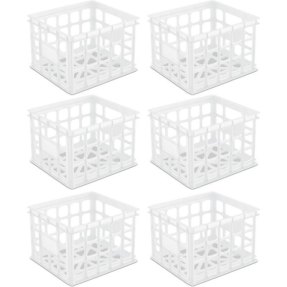 Sterilite Plastic Crates in Storage Containers - Walmart.com