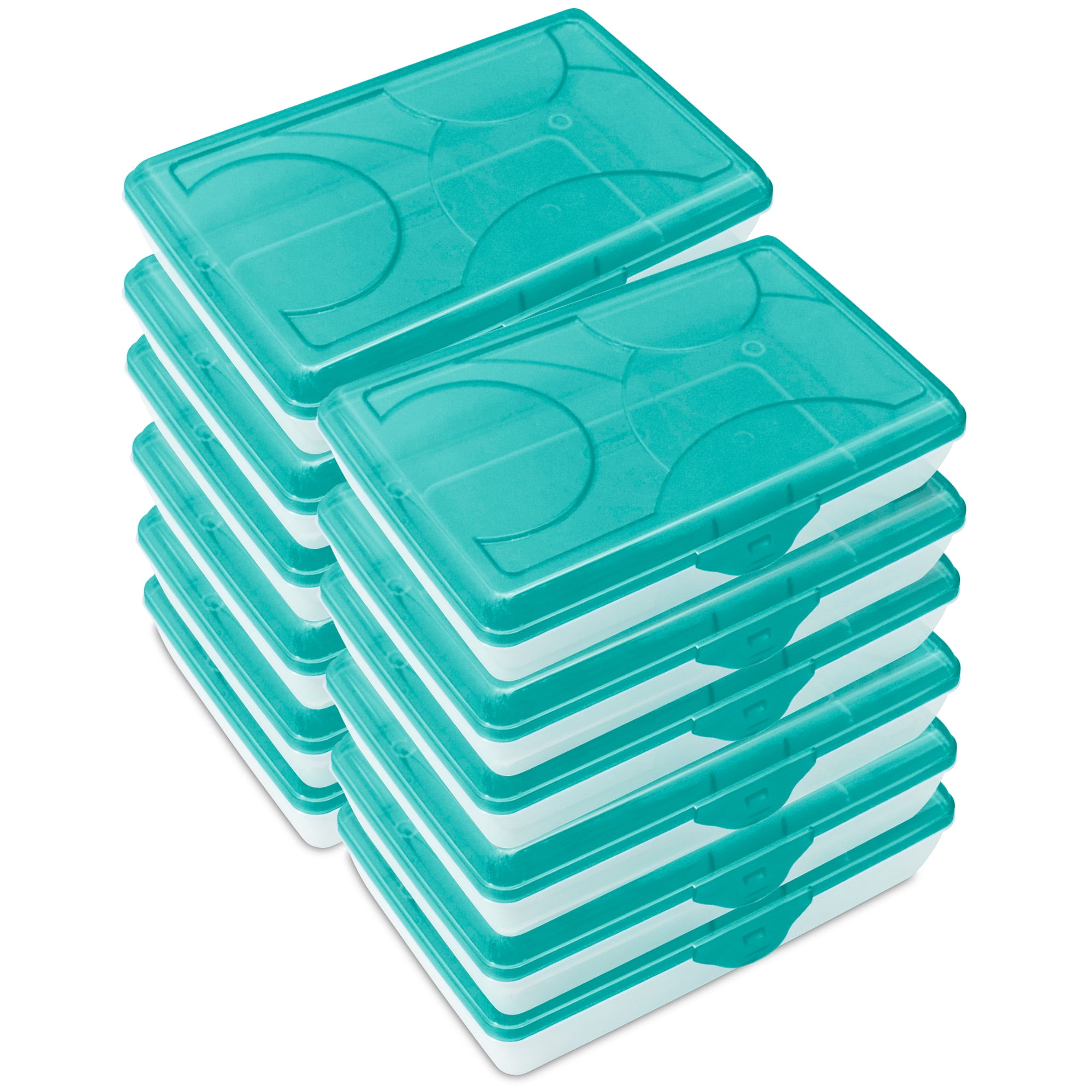 Sterilite Multipurpose Plastic Storage Box, Clear Base with Lid, Small ...