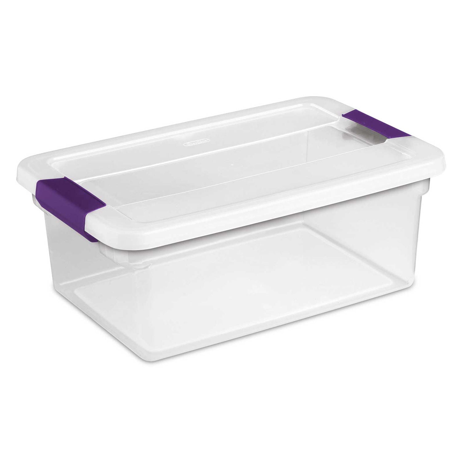 Sterilite 17531712 15-Quart ClearView Latch Box Storage Tote Container ...