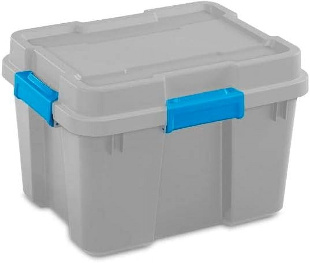 Sterilite 18316A04 Gasket Storage Tote, Gray, 20 Gallon - Quantity 1 ...