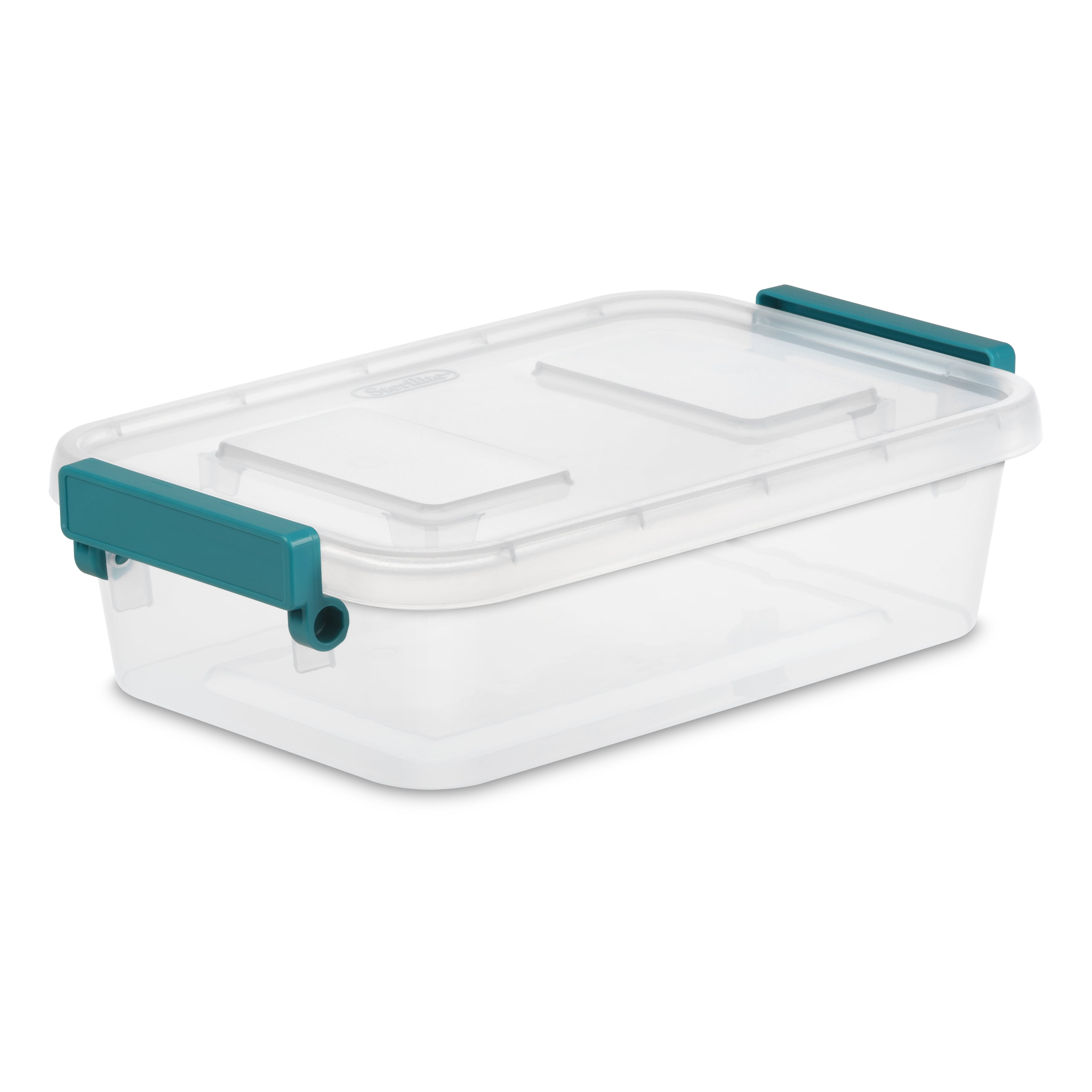 Sterilite 2.7 Qt. Clear Modular Latch Box for Small Storage, Stackable ...