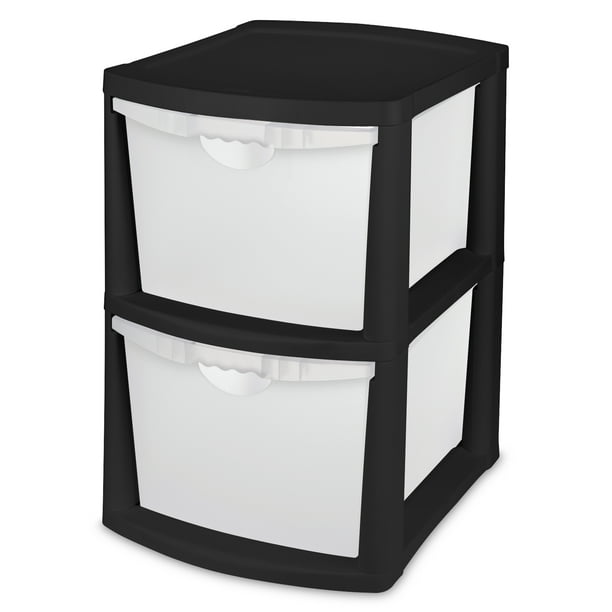 Sterilite 2 Bin Storage System Black - Walmart.com