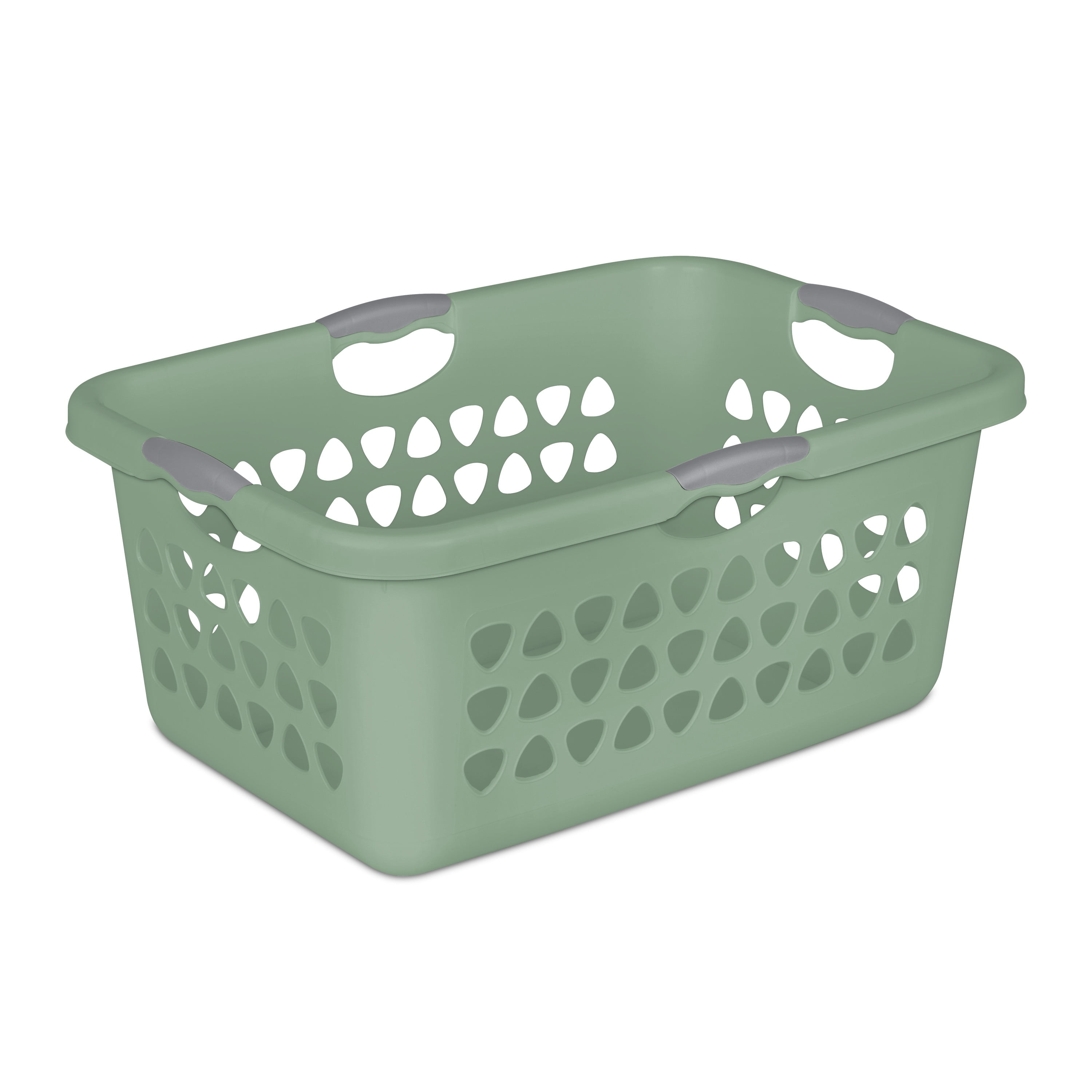 Sterilite 2 Bushel Ultra™ Laundry Basket Plastic, Green Sage - Walmart.com