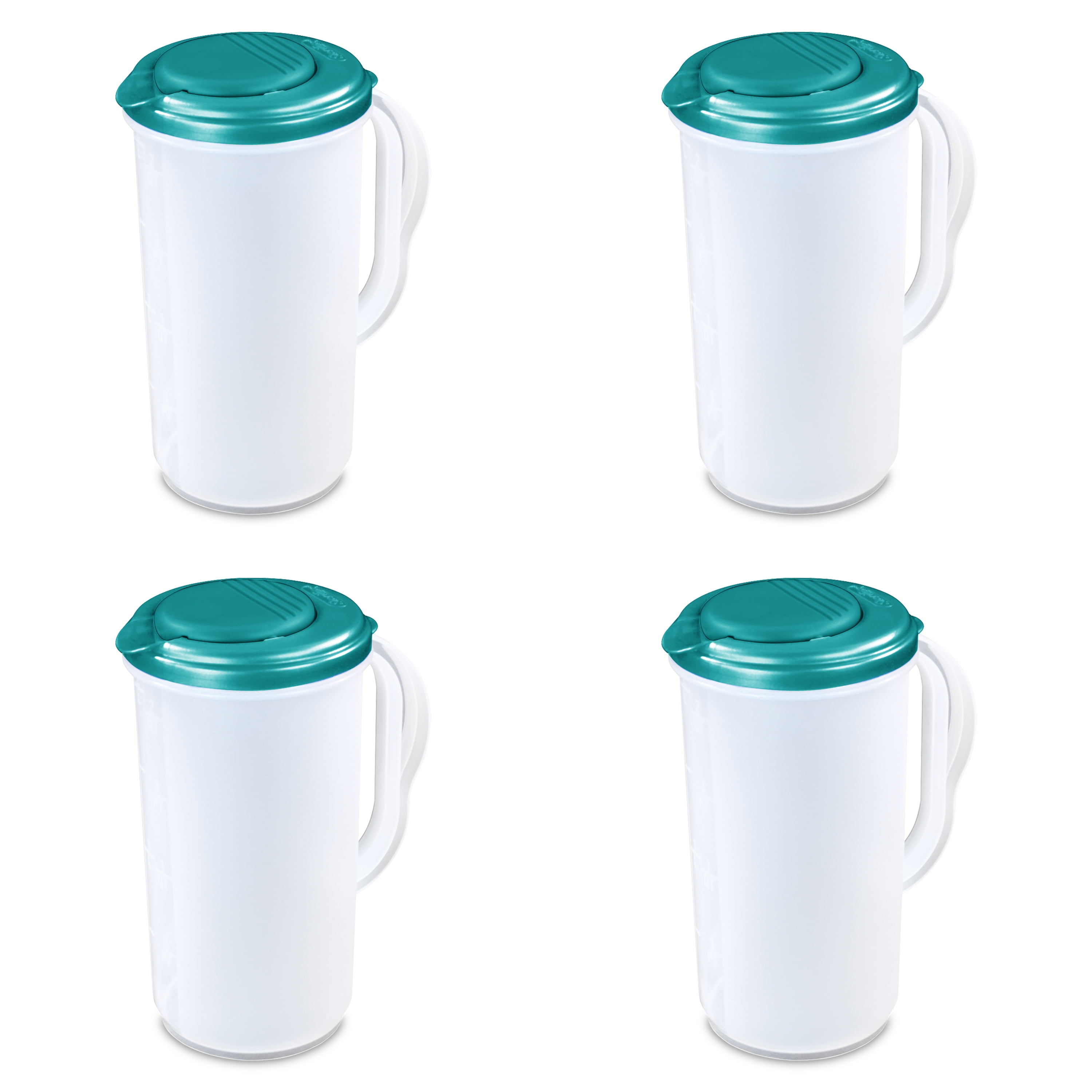 Sterilite 2 Quart Round Pitcher-blue Sky - Walmart.com