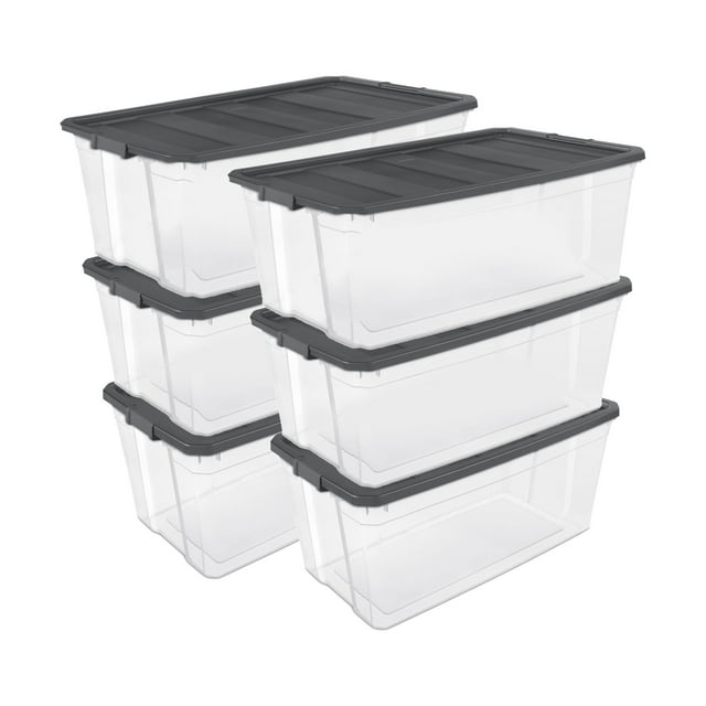 Sterilite 200 Qt Box (6) | Storage trunks - Walmart Business Supplies