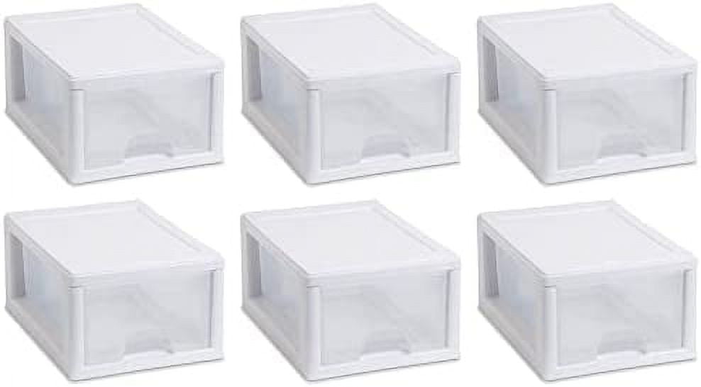 Sterilite 20518006 Sackable Storage Drawer, Pack of 6 - Walmart.com