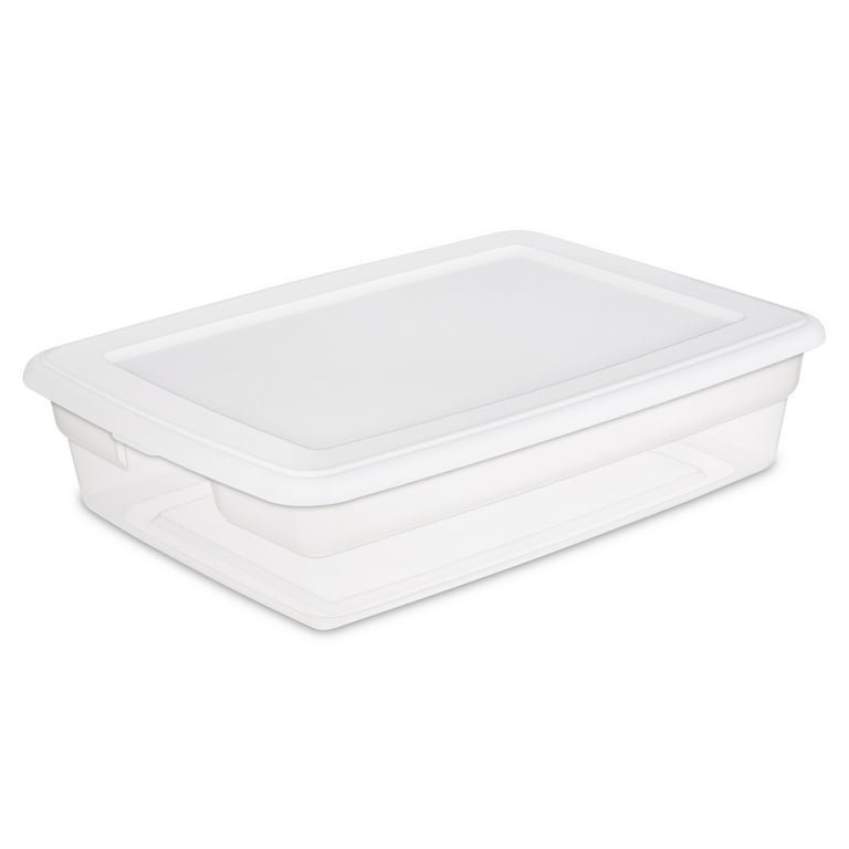 Sterilite 28 Qt. 26 L Storage Box White
