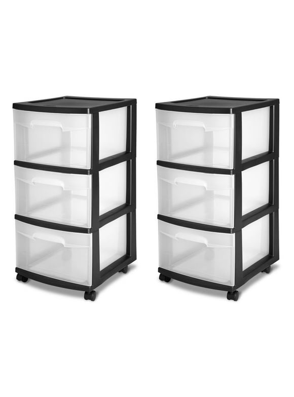Plastic Rolling File Cabinets in Office Furniture - Walmart.com